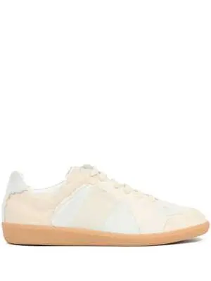 MAISON MARGIELA Replica Inside Out Leather Sneakers - Neutrals