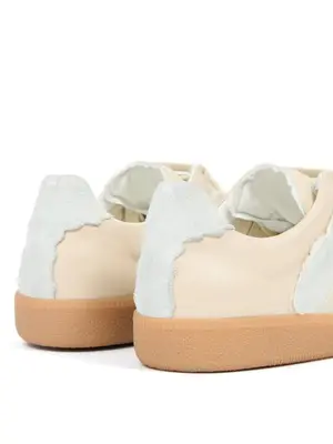 MAISON MARGIELA Replica Inside Out Leather Sneakers - Neutrals
