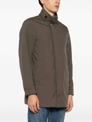 MOORER Vittor-ac High-neck Concealed-fastening Jacket
