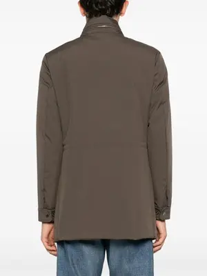 MOORER Vittor-ac High-neck Concealed-fastening Jacket