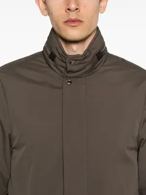 MOORER Vittor-ac High-neck Concealed-fastening Jacket