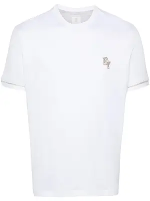 Eleventy Embroidered T-shirts For Men
