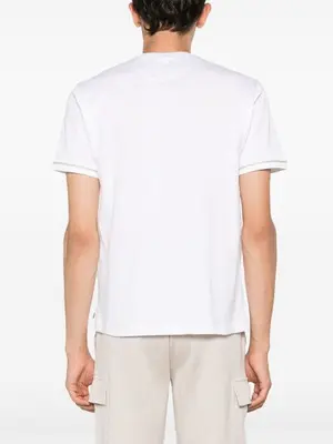 Eleventy Logo-embroidered Cotton T-shirt