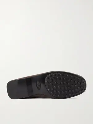 TOD'S Suede Penny Loafers