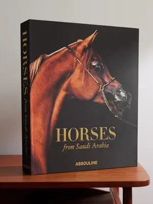 Assouline Horses From Saudi Arabia Hardcover Book - Black