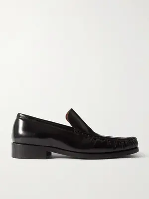 Acne Studios Gold Tone Loafers For Men