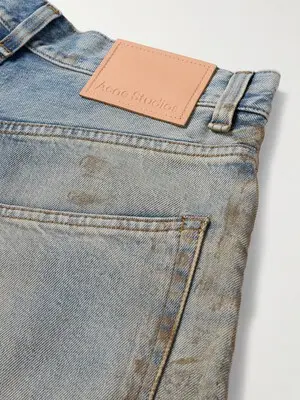 Acne Studios Straight-leg Distressed Jeans - Blue