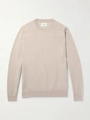 Nn07 Ted 6605 Wool Sweater - Neutrals
