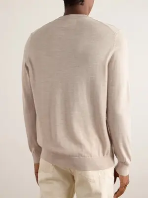 Nn07 Ted 6605 Wool Sweater - Neutrals