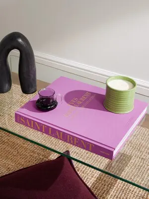Assouline Yves Saint Laurent: The Impossible Collection Hardcover Book - Purple
