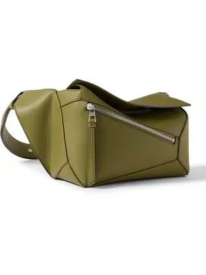 Loewe Puzzle Edge Small Belt Bag Green