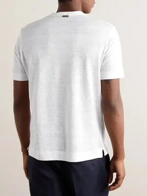 Zegna Linen-jersey T-shirt - White