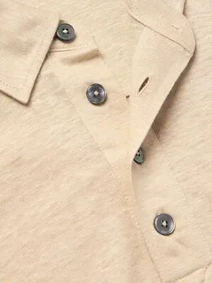 Zegna Slim-fit Linen Polo Shirt - Neutrals