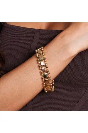 KENNETH JAY LANE Tone Beaded Bracelet