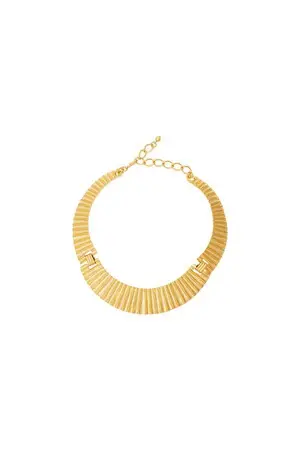 KENNETH JAY LANE Tapered Collar Necklace - Gold