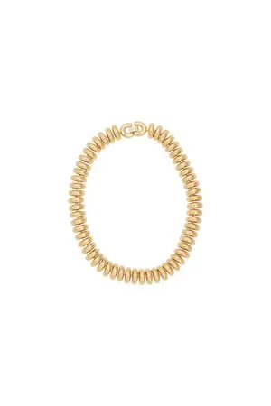 KENNETH JAY LANE 18k Fold Over Clasp Chain Necklace - Gold