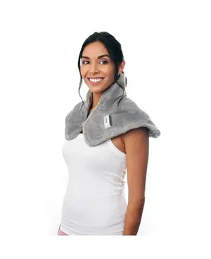 PURE ENRICHMENT Purerelief Cordless Neck And Shoulder Heating Pad - Mist Gray