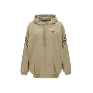 Prada Logo Jacket - Beige