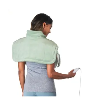 PURE ENRICHMENT Weightedwarmth Weighted Neck And Shoulder Heating Pad - Mint