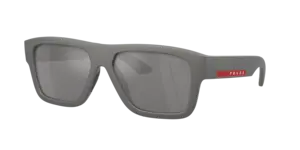 Prada Square Frame Sunglasses - Grey Mirror Silver