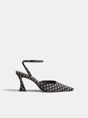 REFORMATION Natasha Pointed Toe Pumps - Black