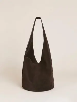REFORMATION Silvana Bucket Bag - Brown