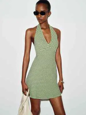 REFORMATION Delanie Mini Dress - Green