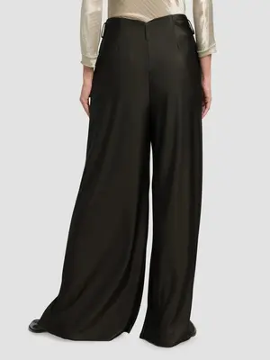 Giorgio Armani Jersey Wide-leg Pants