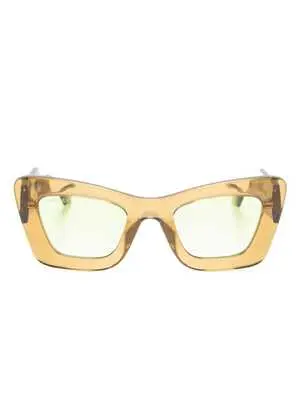 Gucci Oversize-frame Sunglasses - Brown