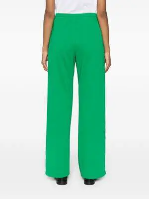 P.a.r.o.s.h Logo-embroidered Straight Trousers - Green
