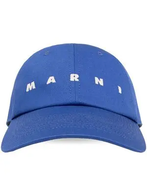 Marni Marni Logo-Embroidered Baseball Cap Blue