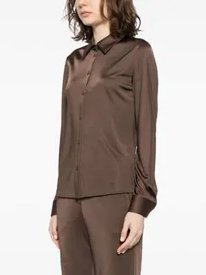 Helmut Lang Satin Button-up Shirt