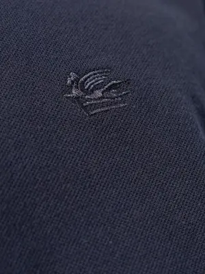 Etro Logo-embroidered Cotton Polo Shirt