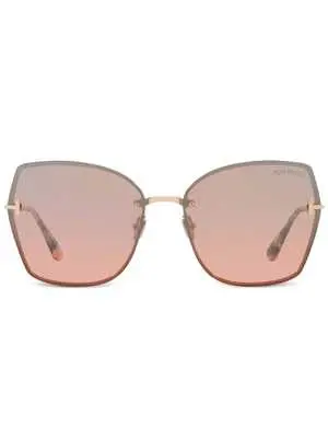 TOM FORD Geometric Sunglasses - Gold