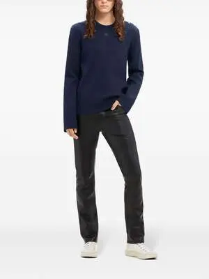 COURREGES Shoulder Snaps Sweater - Blue