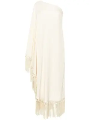 TALLER MARMO Arno Fringed Long Dress - White
