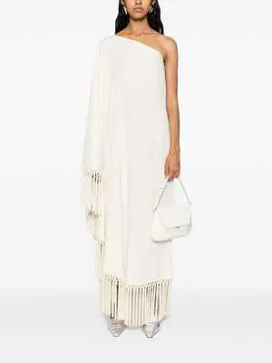 TALLER MARMO Arno Fringed Long Dress - White