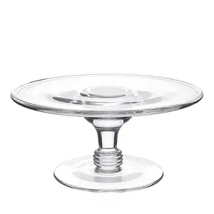 WILLIAM YEOWARD CRYSTAL Fern Cake Stand - Clear