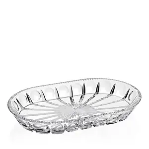 WILLIAM YEOWARD CRYSTAL Harlequine Oval Serving Dish - Clear