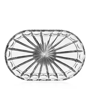 WILLIAM YEOWARD CRYSTAL Harlequine Oval Serving Dish