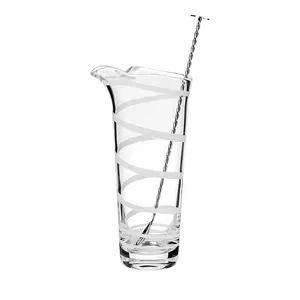 WILLIAM YEOWARD CRYSTAL William Yeoward Bella Bianca Cocktail Mixer And Spoon - Clear