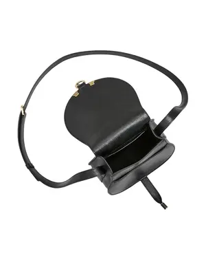 Chloé Marcie Small Leather Saddle Bag