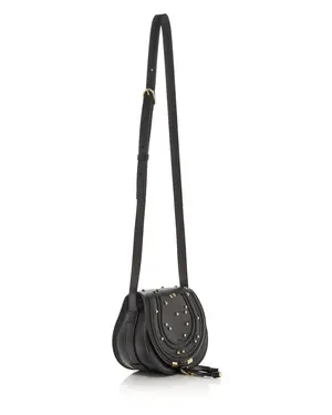 Chloé Marcie Small Leather Saddle Bag