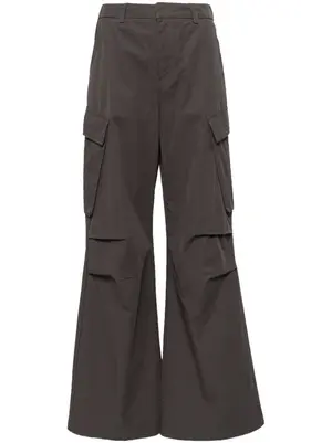B+AB Flared Cargo Cotton Trousers