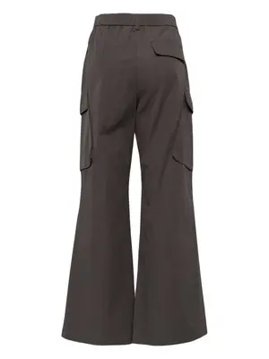 B+AB Flared Cargo Cotton Trousers