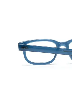 Gucci Square Frame Eyeglasses - Blue