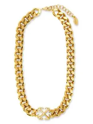 Off-White Arrows Chain Necklace - Gold