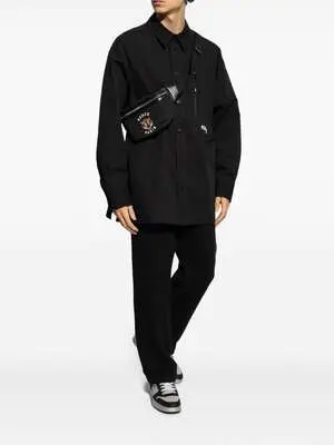 JIMMY CHOO Florent M Logo Patch Sneakers - Black
