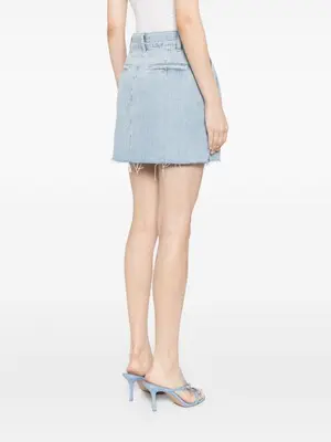 AGOLDE Becker Mini Denim Skirt - Blue