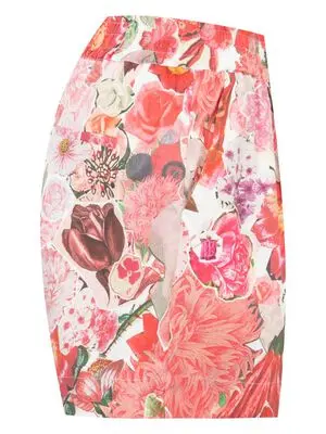 Marni Floral-print Twill Shorts